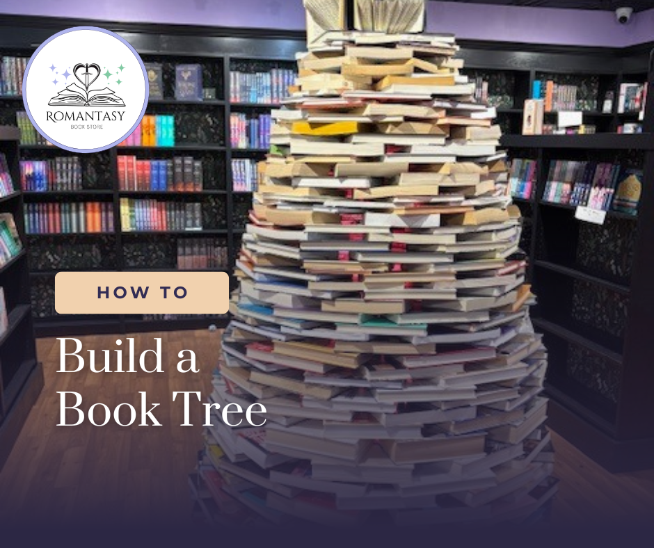 How We Built a Stunning Book Tree for Our Romantasy Bookstore in Lumbe